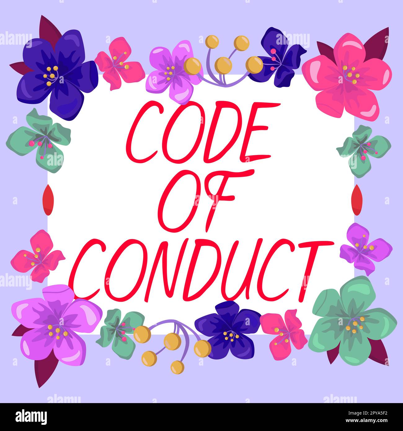 Inspiration showing sign Code Of Conduct. Business overview Ethics ...