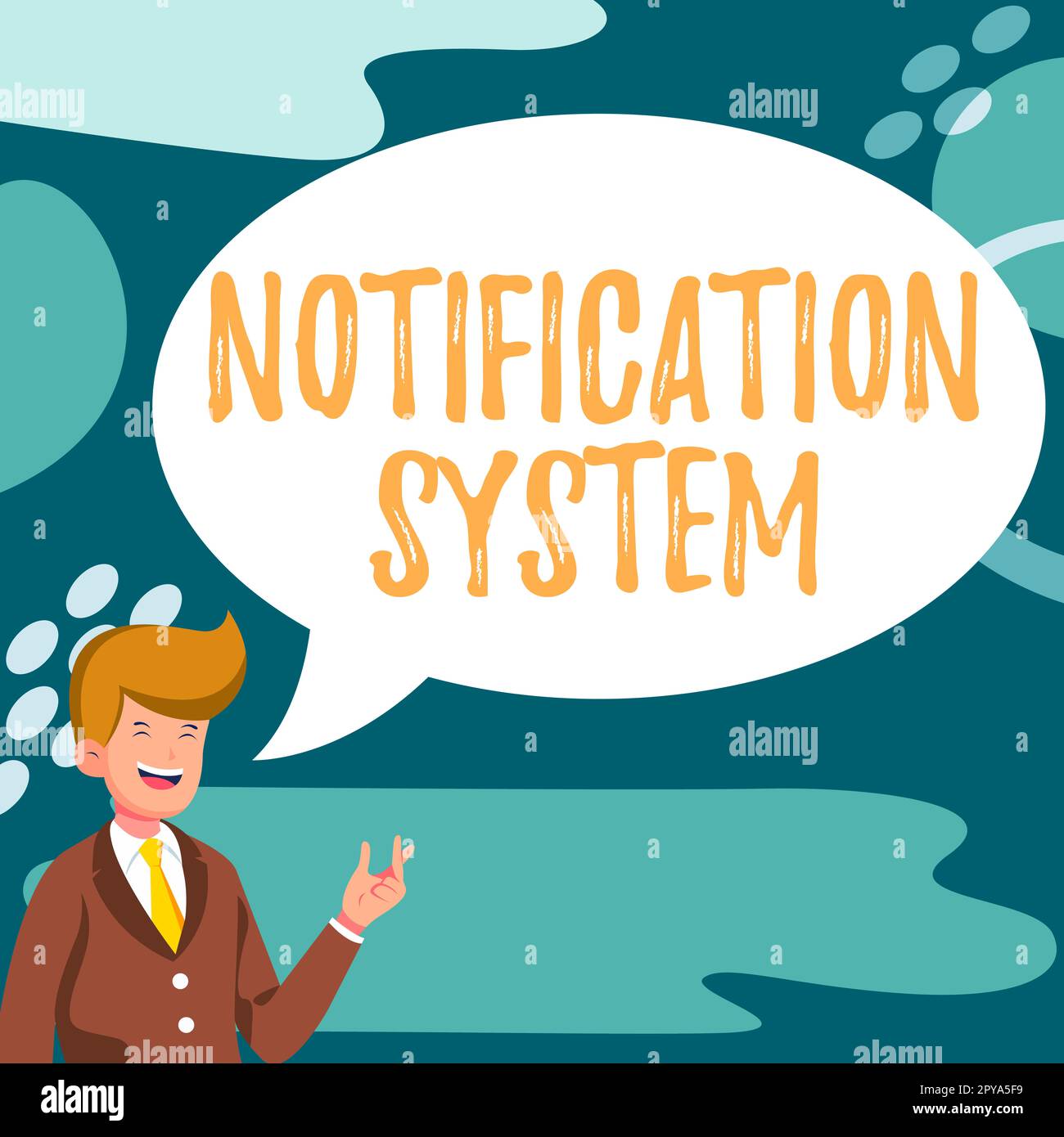 Hand writing sign Notification System. Business idea Do not forget to ...