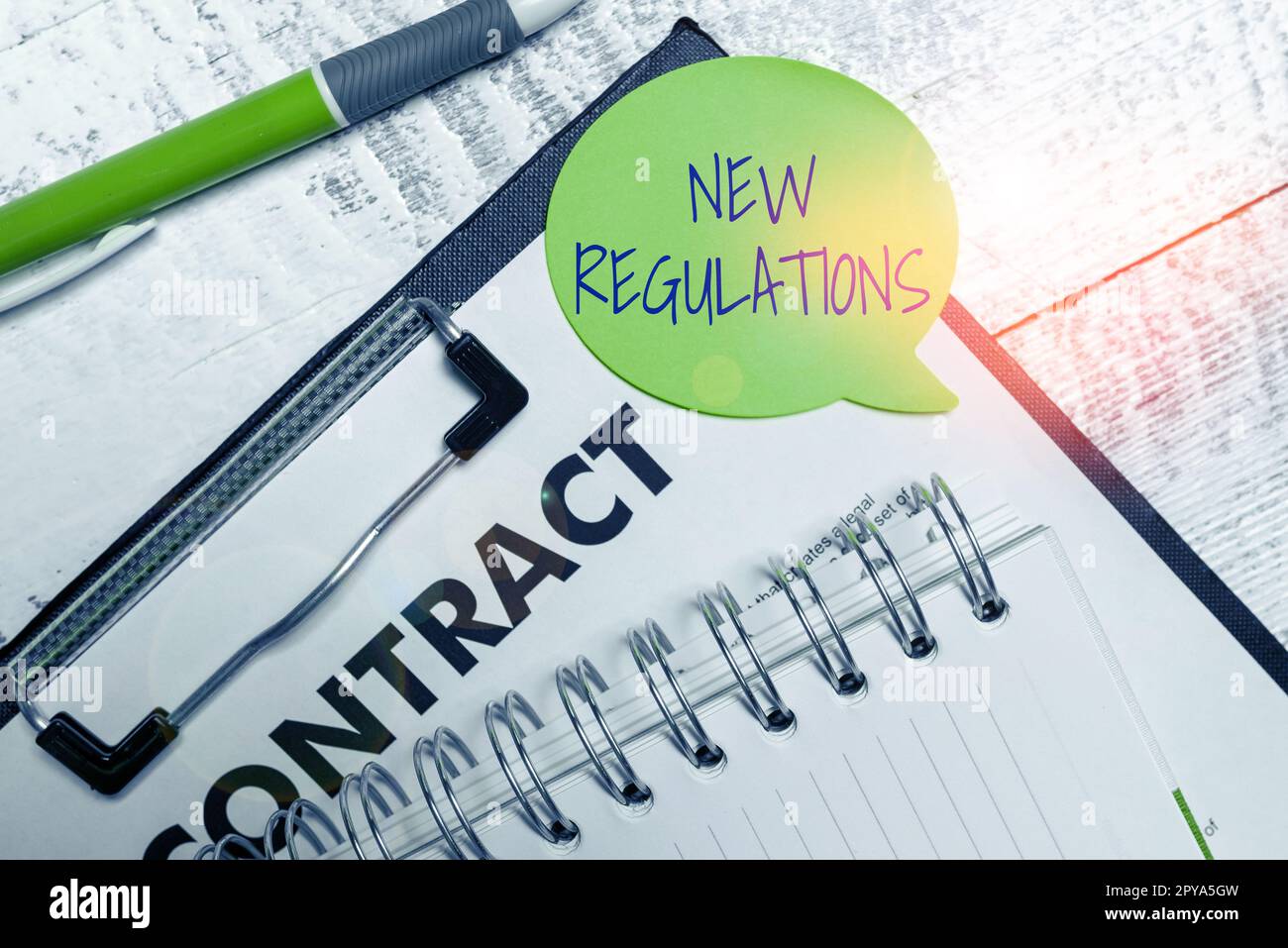 Conceptual caption New Regulations. Business overview Regulation ...