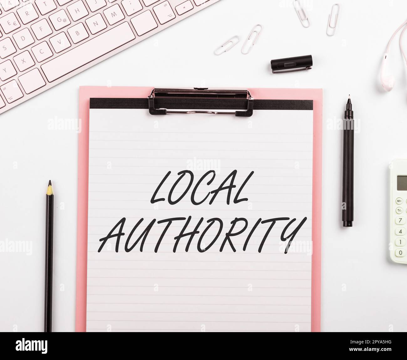 Text caption presenting Local Authority. Business showcase the group of ...