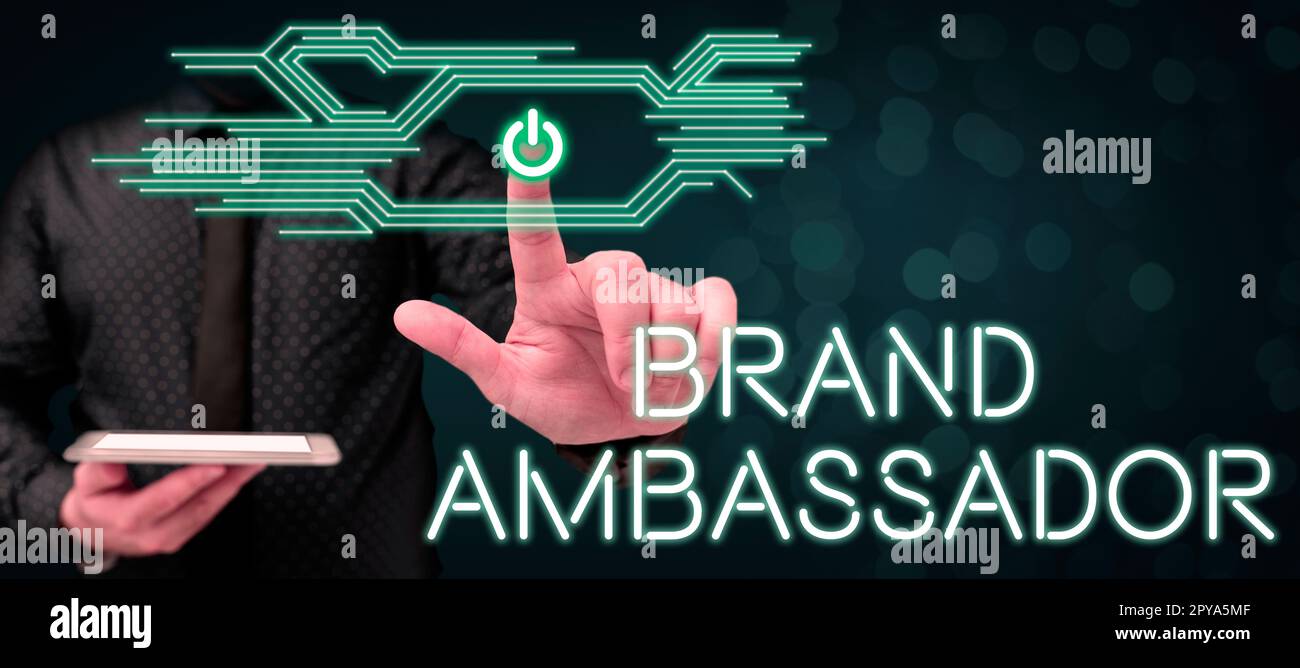 Inspiration showing sign Brand Ambassador. Word Written on agent ...