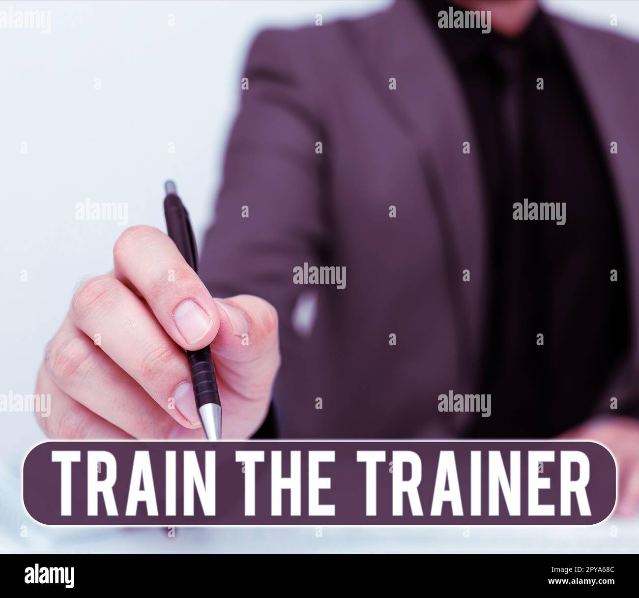 Conceptual display Train The Trainer. Business concept identified to ...