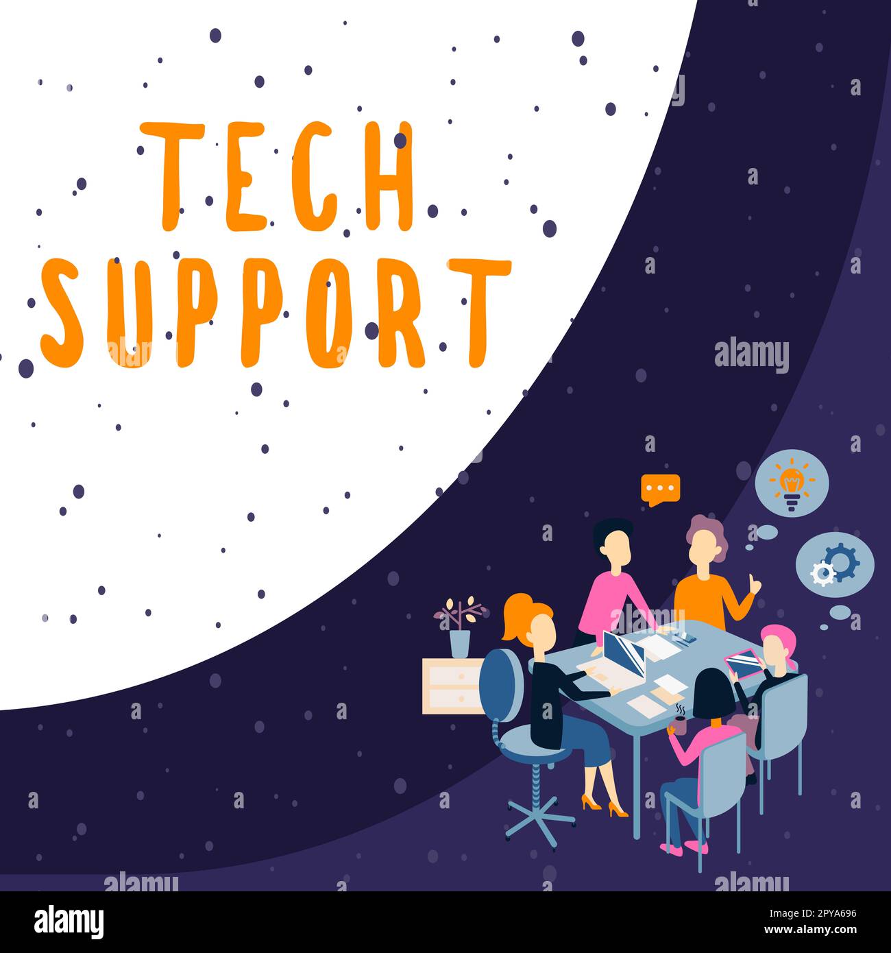 Conceptual display Tech Support. Conceptual photo Assisting individuals ...