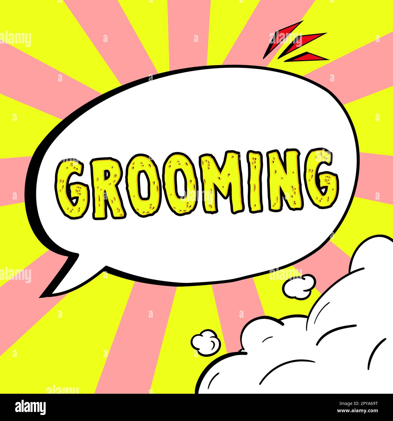 Sign displaying Grooming. Conceptual photo hygienic care and enhancing ...