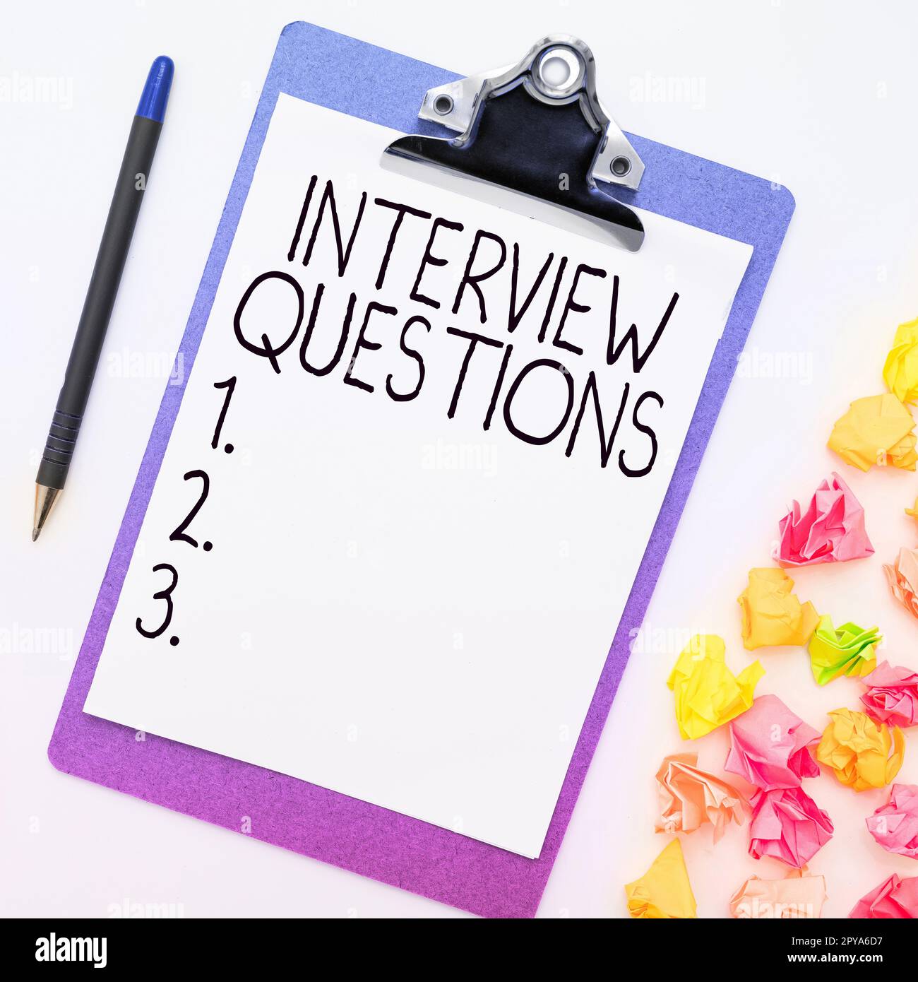 Text caption presenting Interview Questions, Word Written on Typical ... Text caption presenting Interview Questions, Word Written on Typical ...