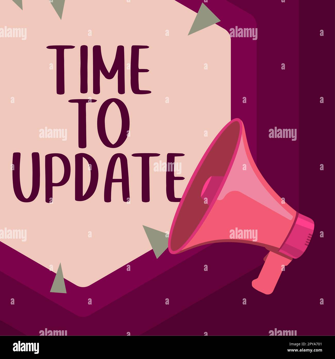Text showing inspiration Time To Update. Business concept The latest ...
