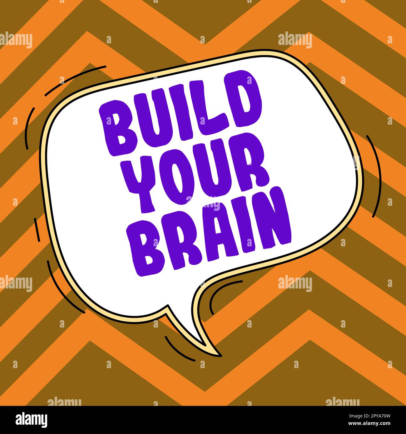 Inspiration showing sign Build Your Brain. Business approach mental ...