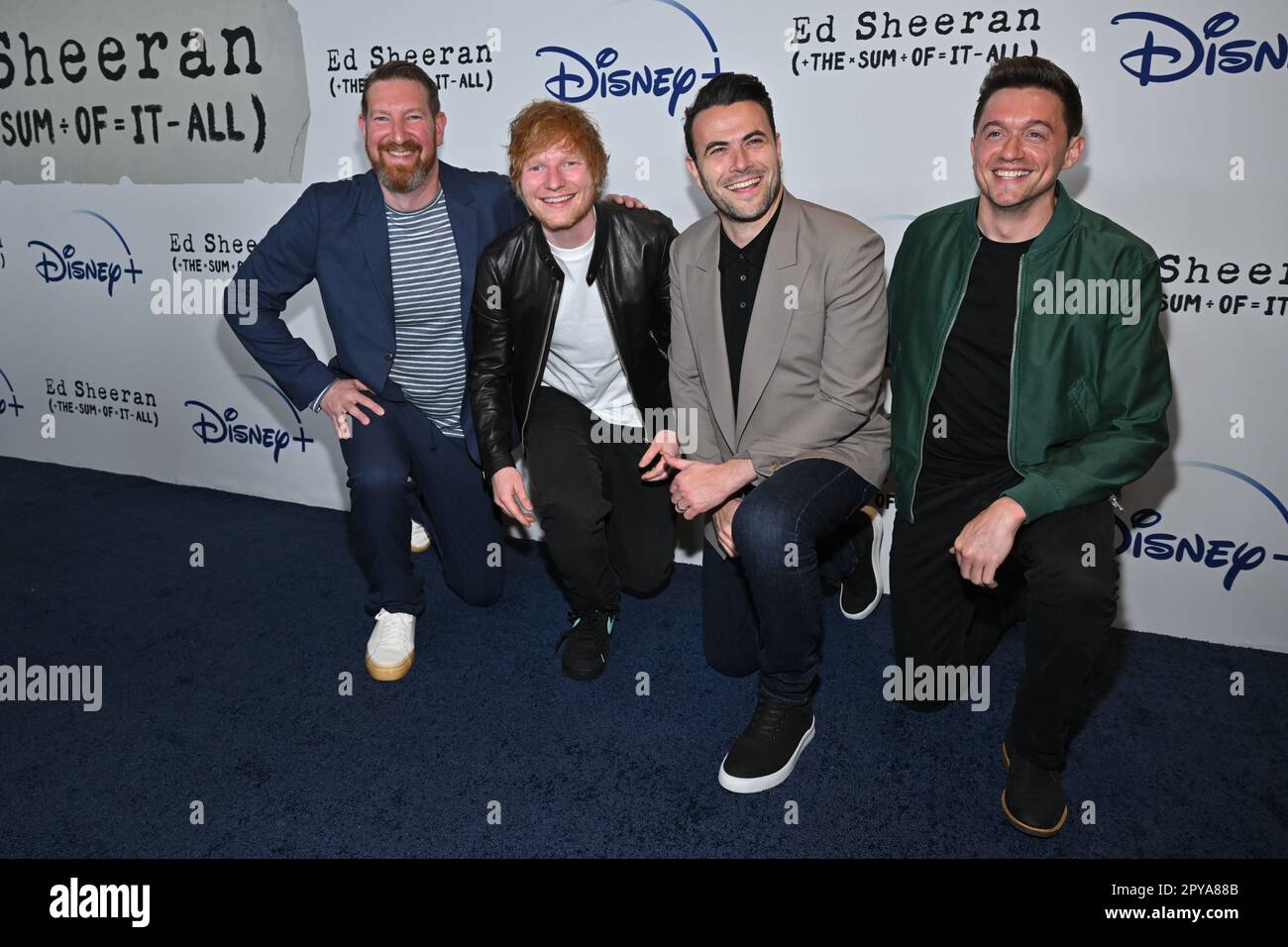 Ben Turner, Ed Sheeran, Ben Winston, David Soutar Stock Photo - Alamy