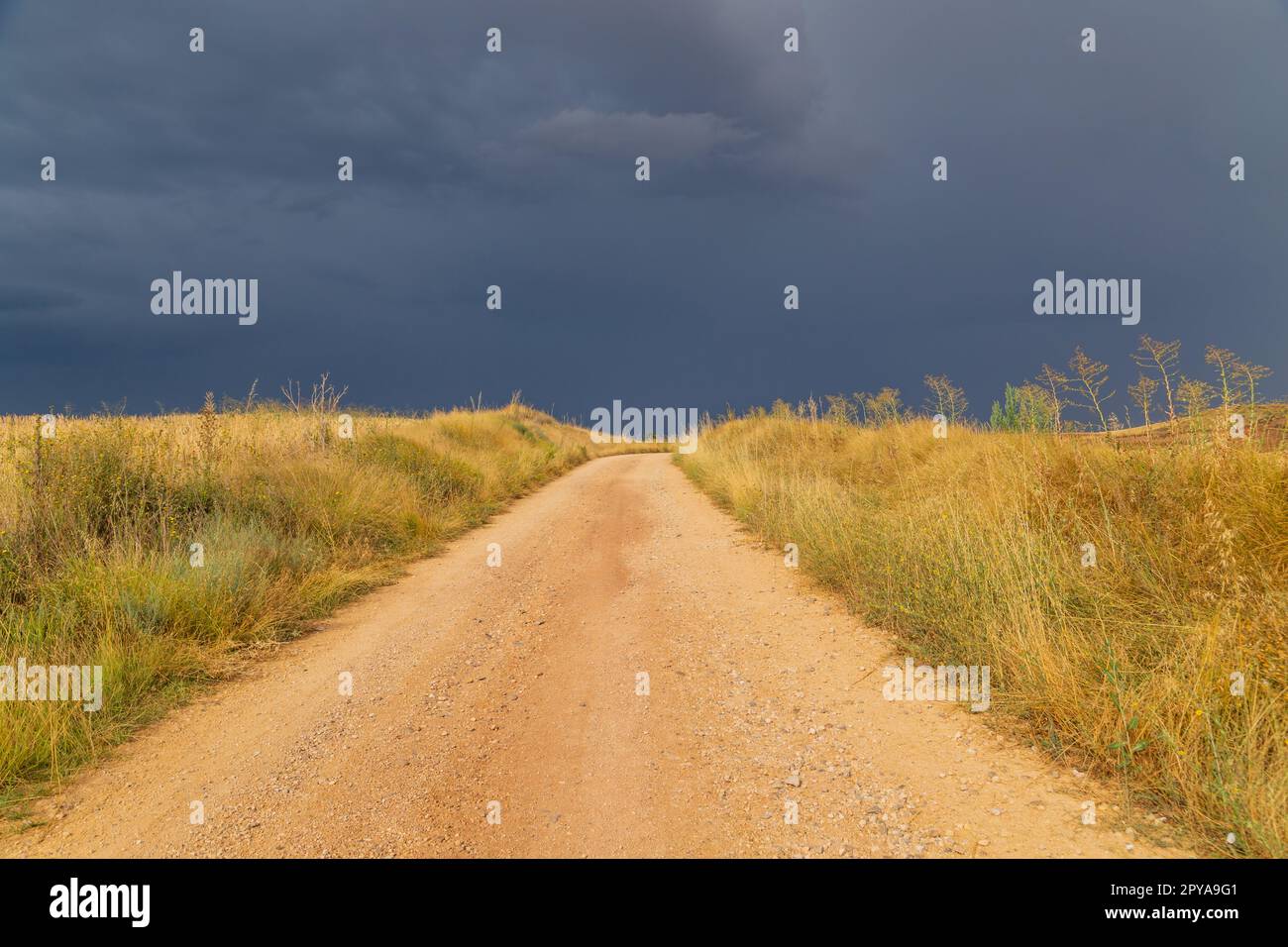 Rural landscape in the spanish countryside Stock Photo - Alamy