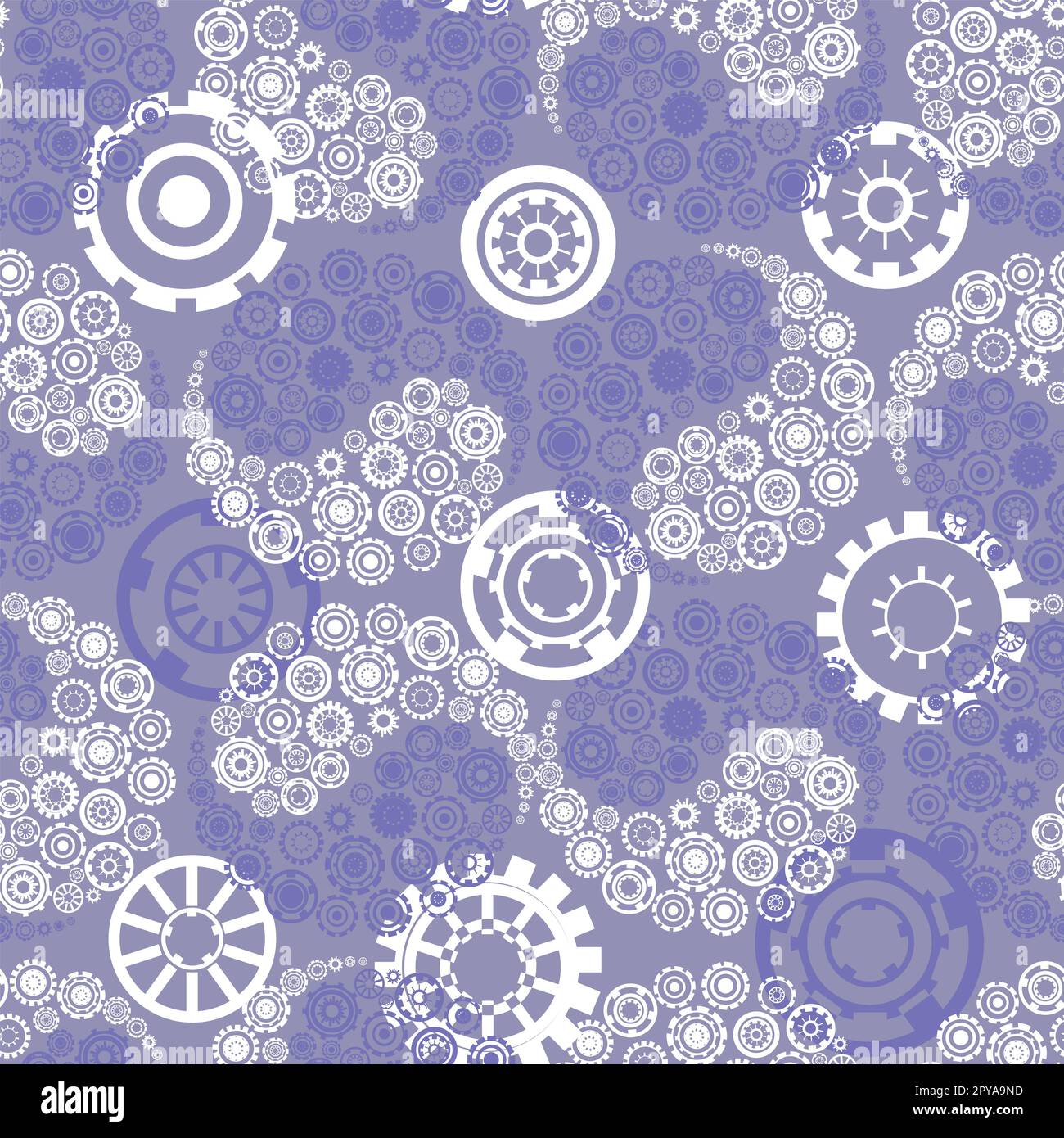 seamless pattern without background white snowflakes of various shapes ...