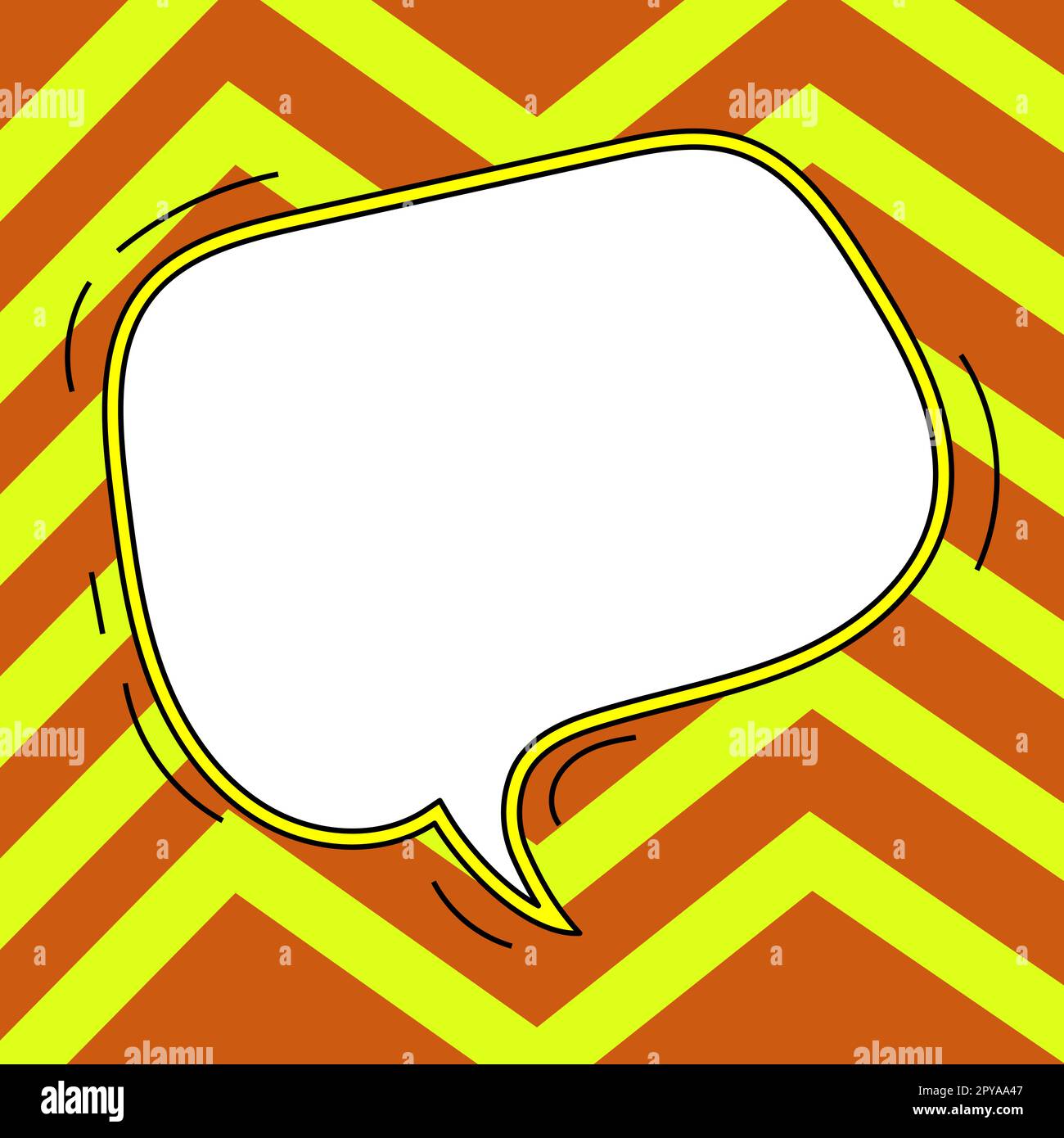 Comic Speech Bubble With Copy Space And Colorful Doodles. Design Of ...