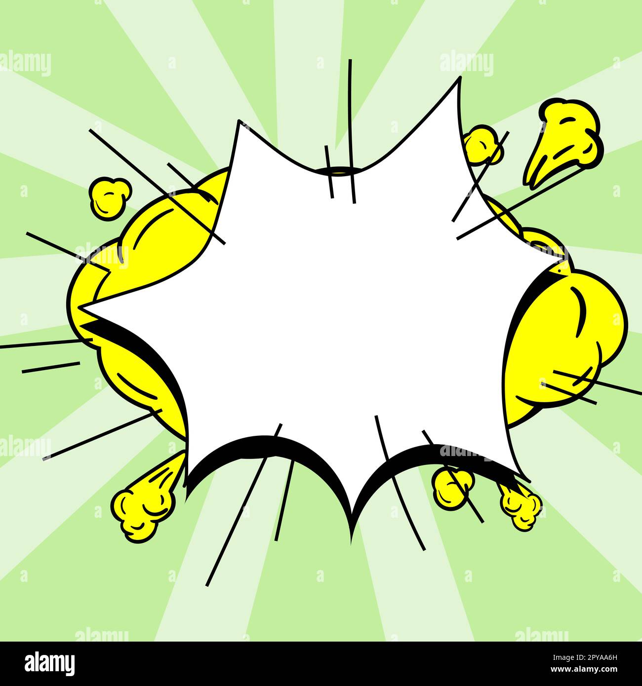 Comics Design Frames. Photo Frame Set With Explosion Bubbles For Add ...