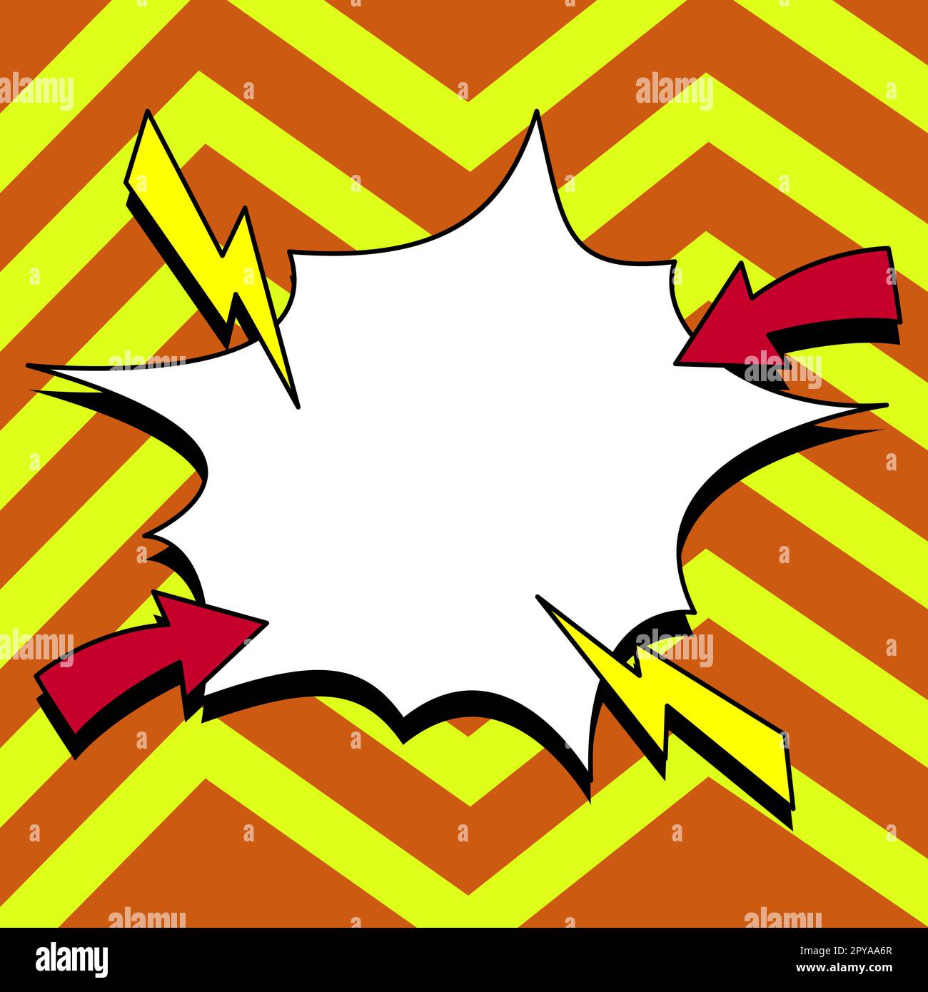 Comics Design Frames. Photo Frame Set With Explosion Bubbles For Add ...