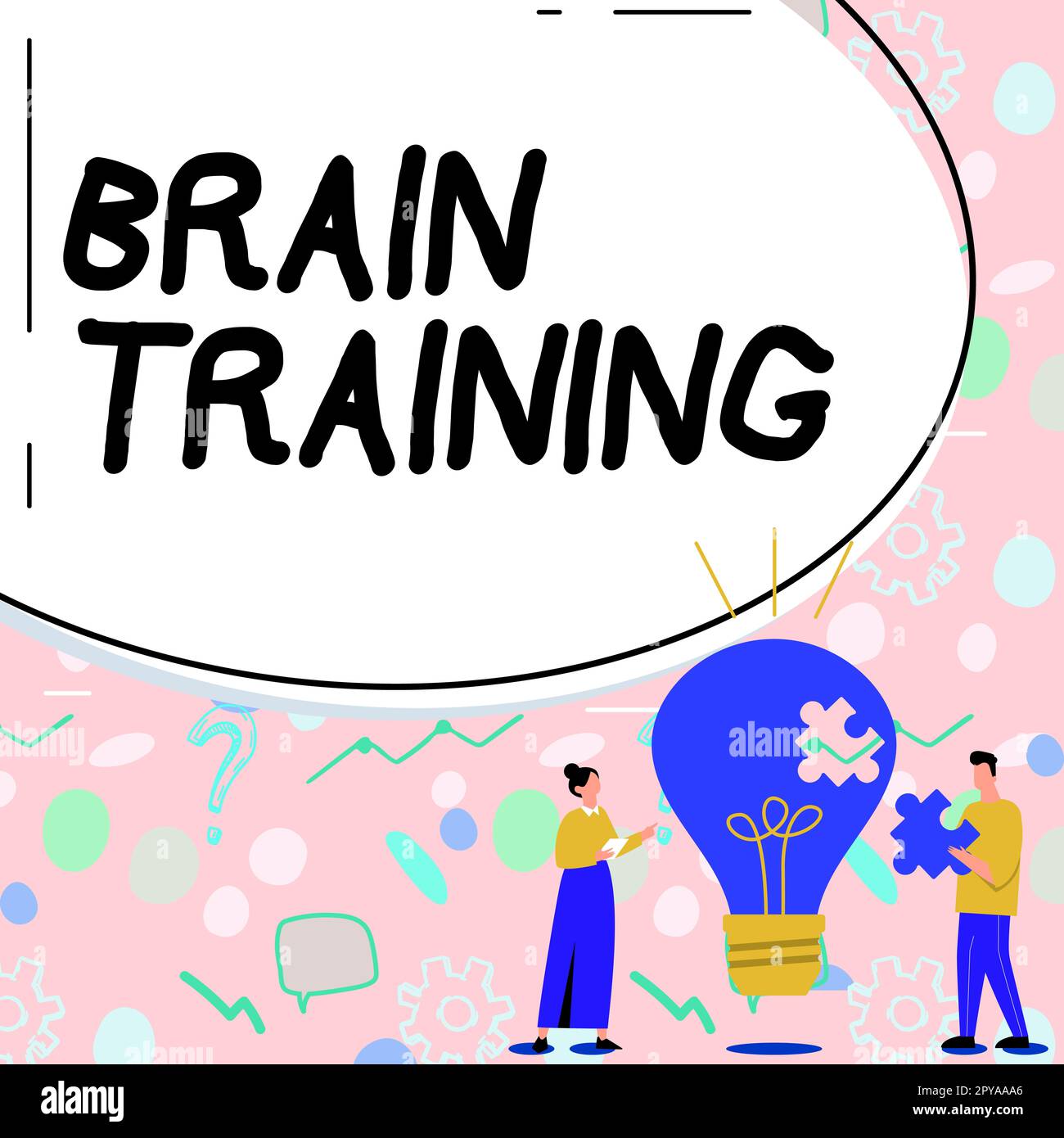 Hand writing sign Brain Training. Internet Concept mental activities to ...