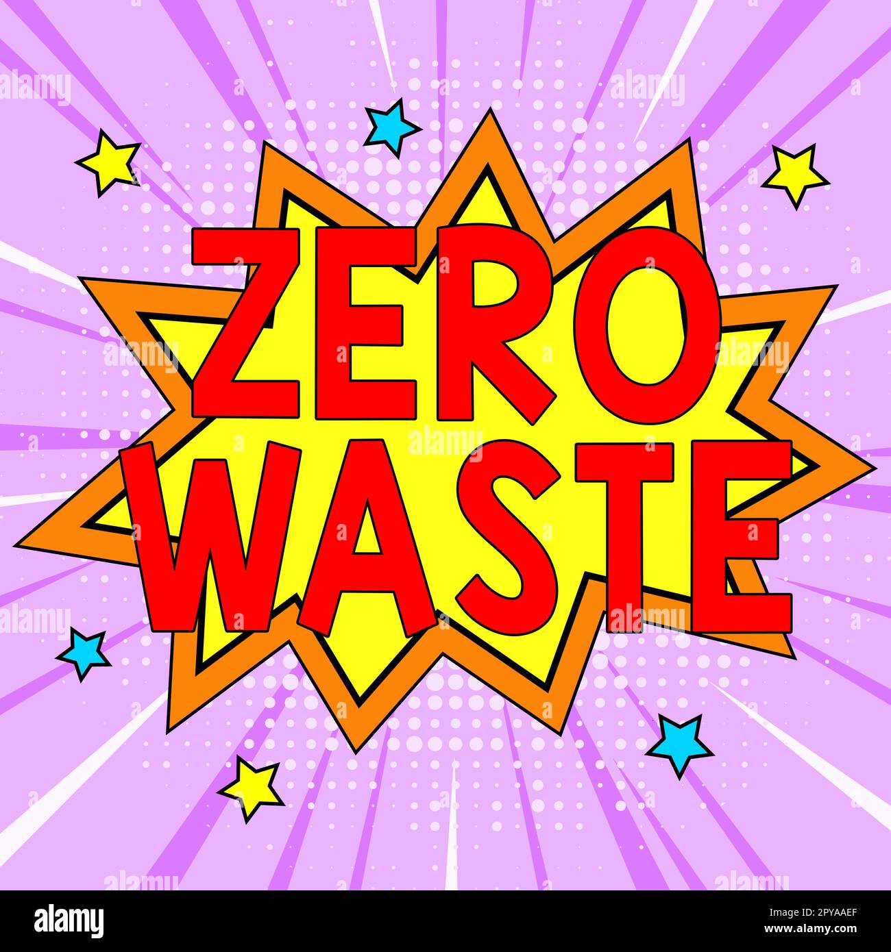 Hand writing sign Zero Waste. Business concept industrial ...