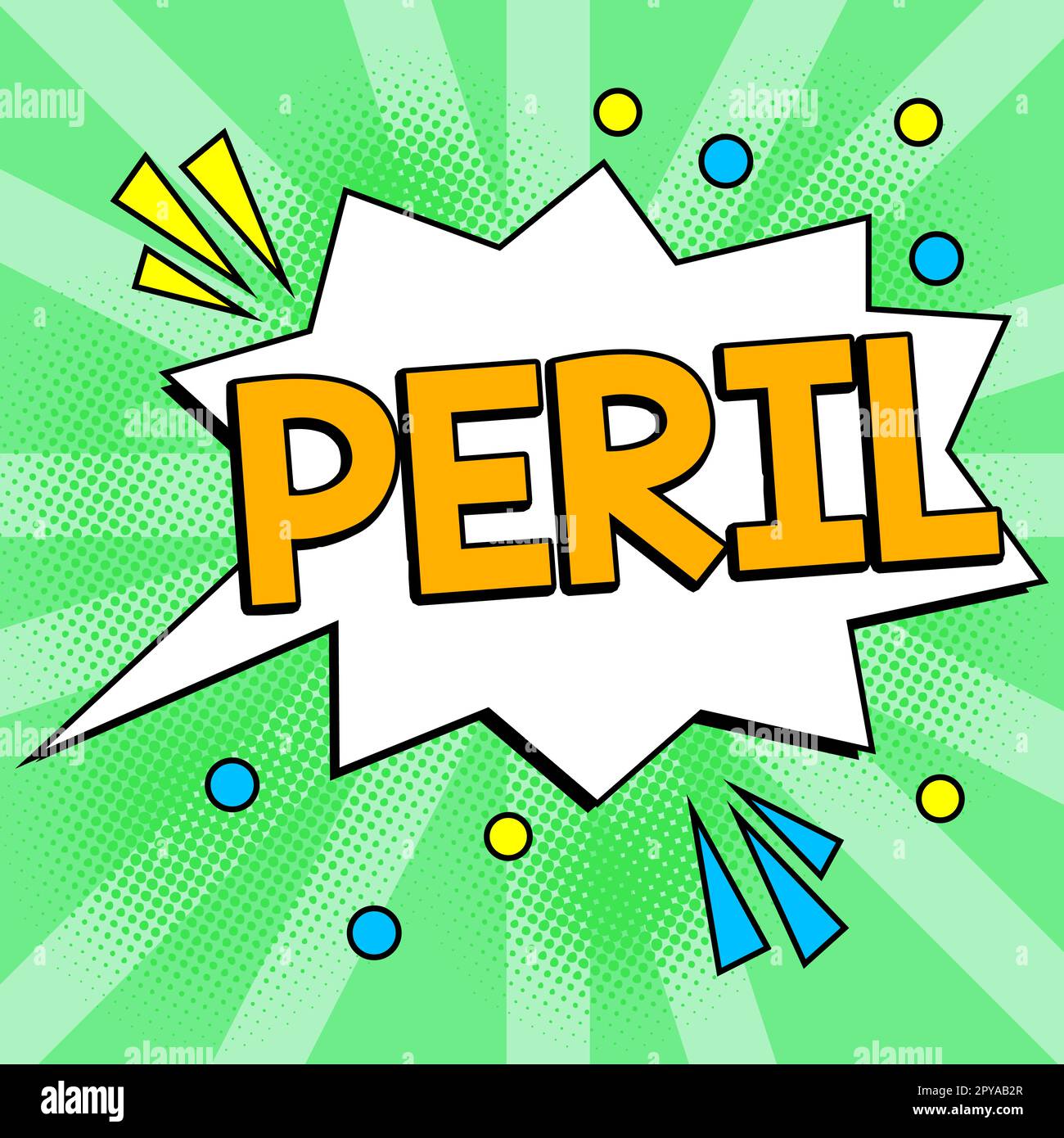 Conceptual display Peril. Business overview indicates something ...