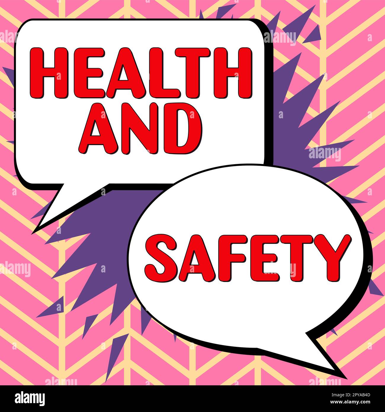 Hand writing sign Health And Safety. Business showcase Taking the ...