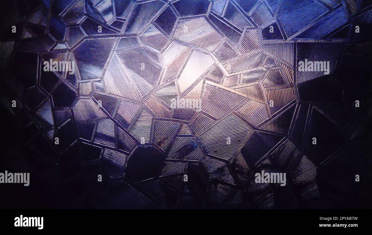 Light through the glass. Corrugated glass refracts the rays of the ...