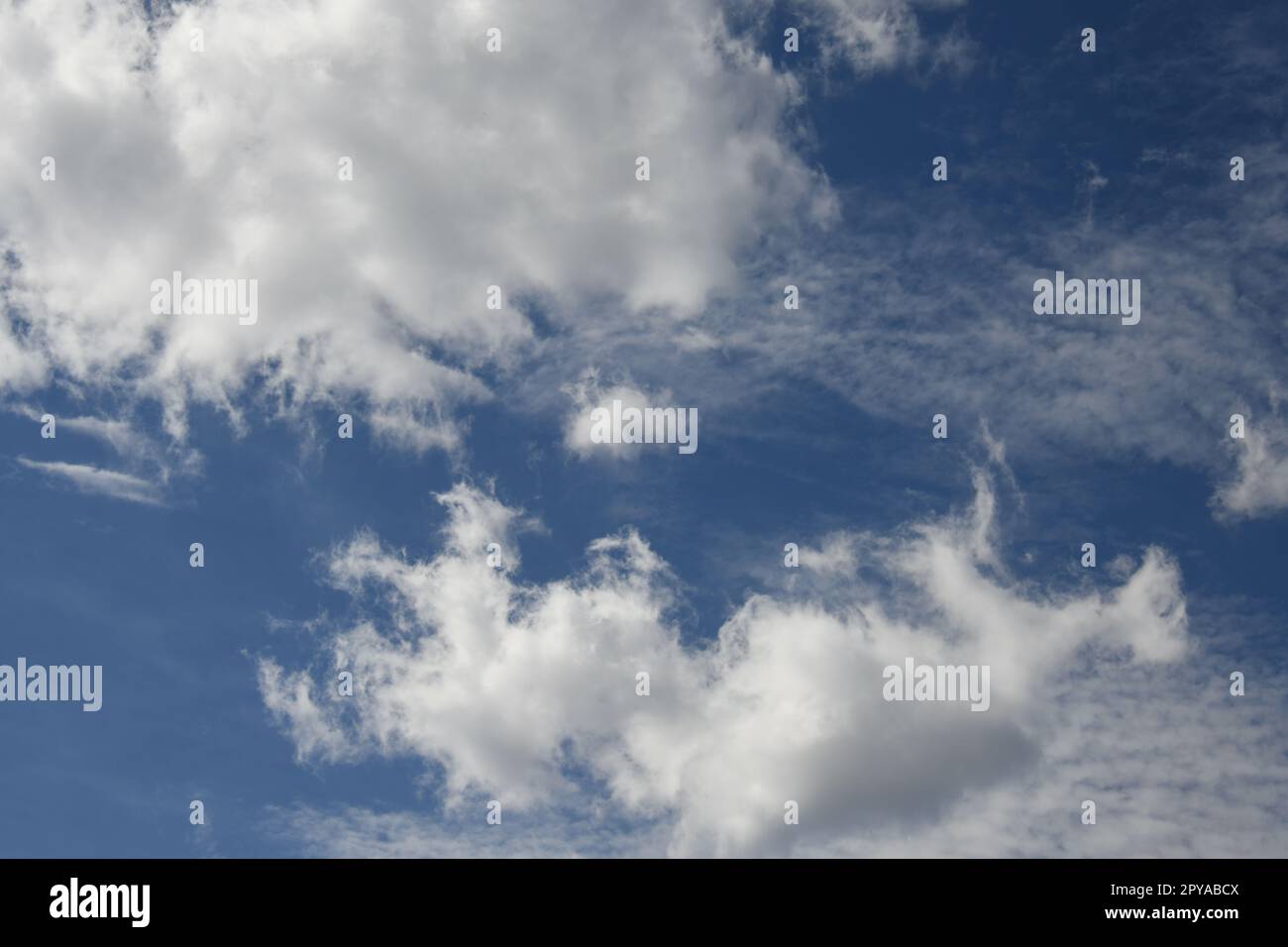 Clouds in the Spanish sky in the province of Alicante, Costa Blanca ...