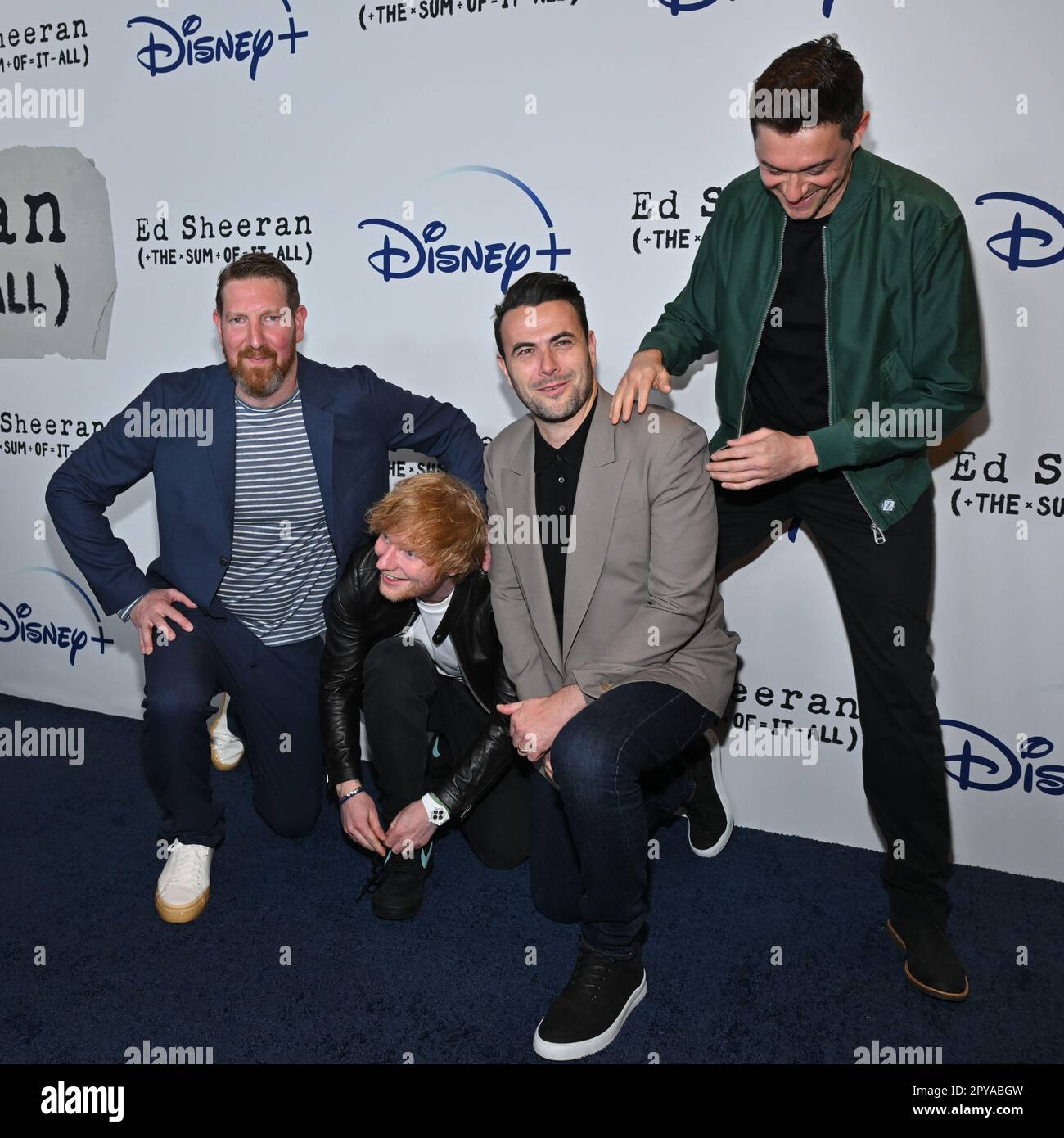 Ben Turner, Ed Sheeran, Ben Winston, David Soutar Stock Photo - Alamy