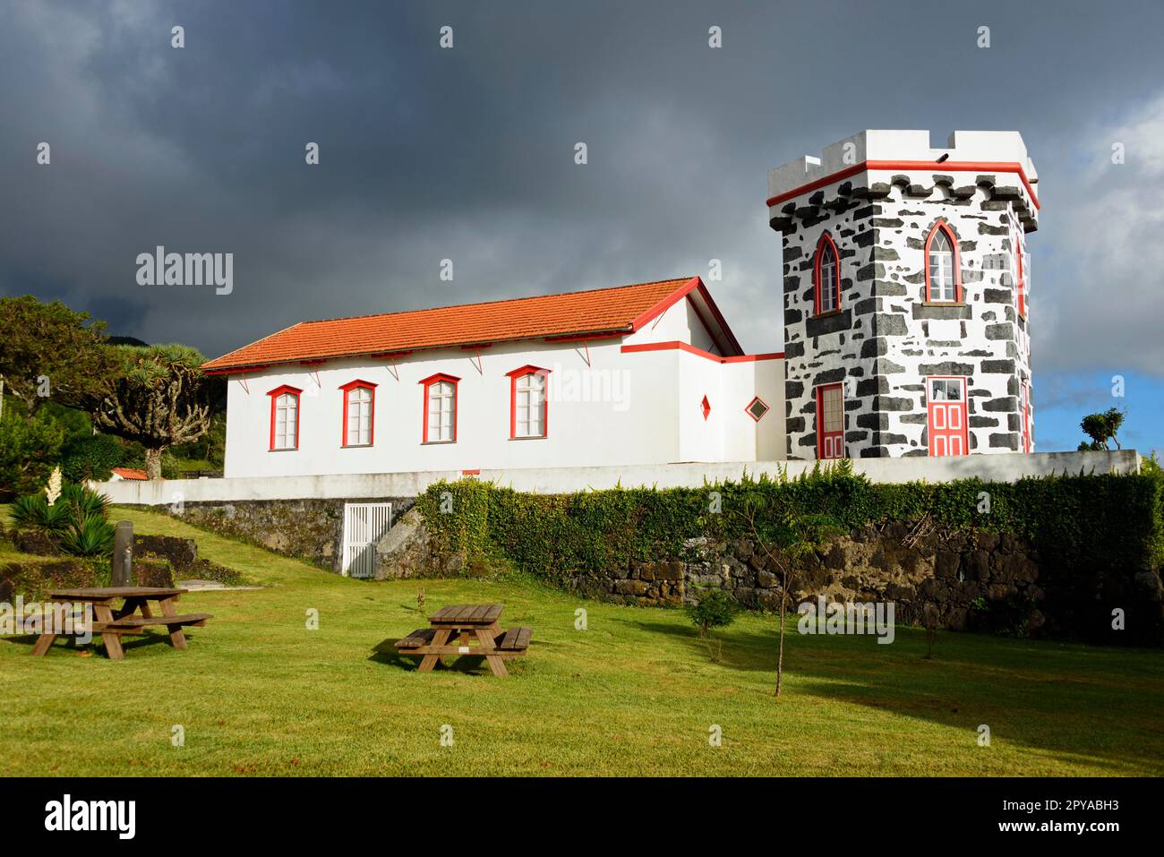 Arts and Crafts School, Capelo, Faial, Azores, Portugal, Escola, Centro ...