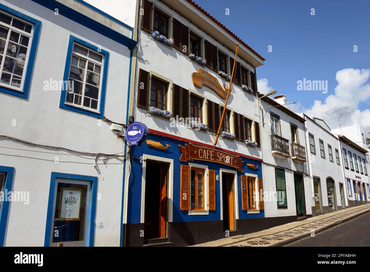 Pub Peter Cafe Sport, Horta, Faial, Azores, Portugal Stock Photo - Alamy