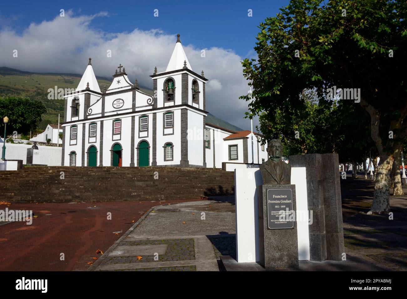 Church, Igreja de, Sao Mateus, Pico, Azores, Portugal Stock Photo - Alamy