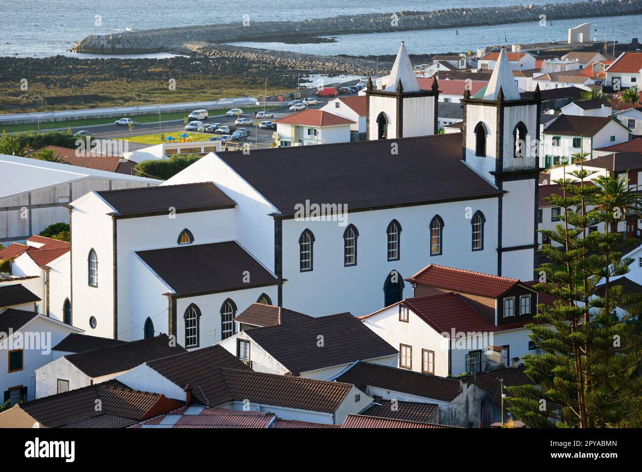 Lajes do Pico, Pico, Azores, Portugal, Igreja da Santissima Trindade ...