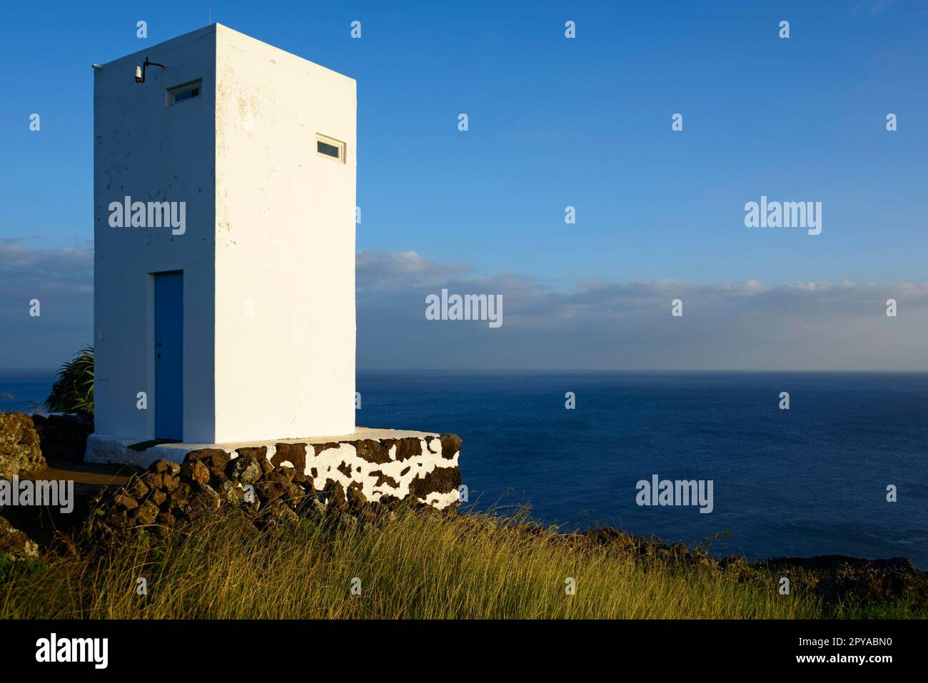 Whale watching tower, Lajes do Pico, Pico, Azores, Portugal, Ponta da ...