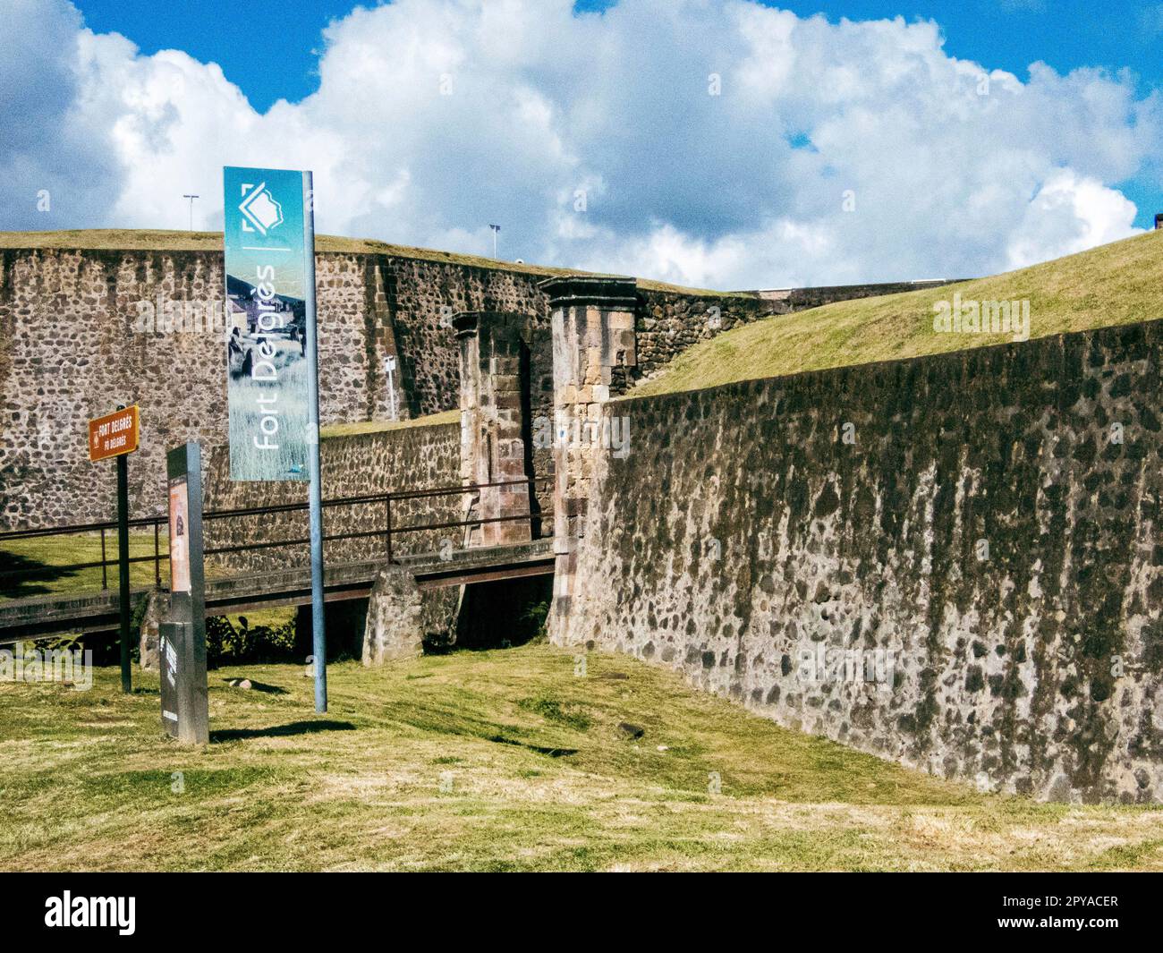 Fort Delgres, Guadeloupe, French Antilles Stock Photo - Alamy