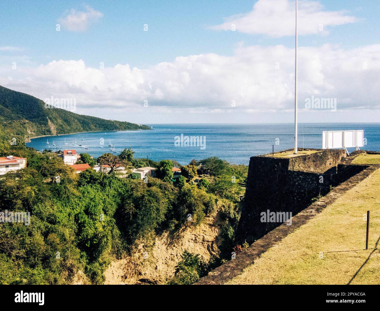 Fort Delgres, Guadeloupe, French Antilles Stock Photo - Alamy