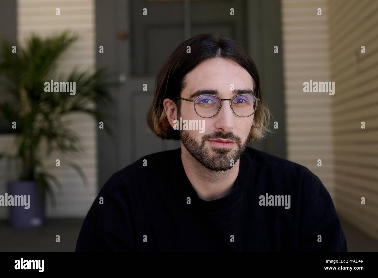 Aidan Gomez, co-founder and CEO of Cohere, is photographed at an office ...