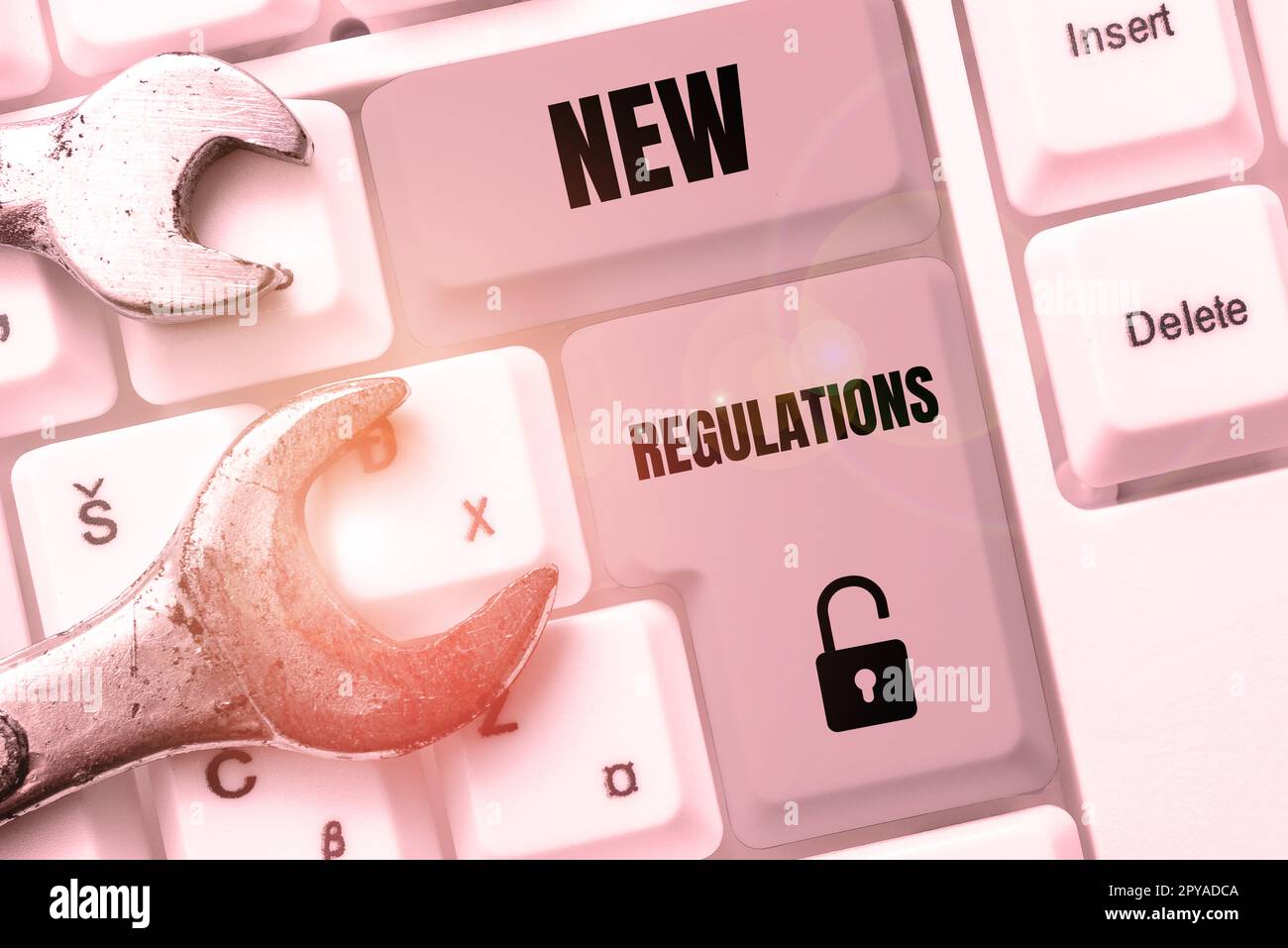 Writing displaying text New Regulations. Conceptual photo Regulation ...