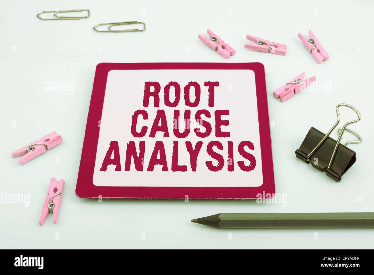 Text caption presenting Root Cause Analysis. Word for Method of Problem ...
