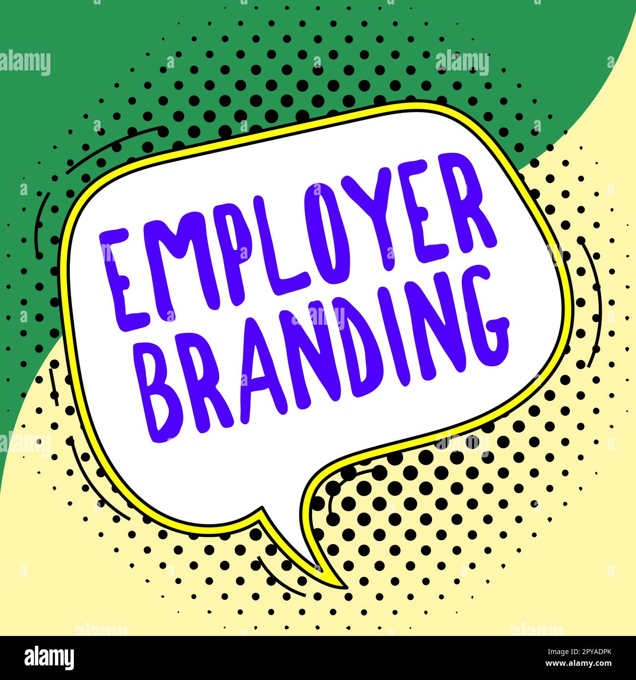 Text sign showing Employer Branding. Internet Concept Process of ...