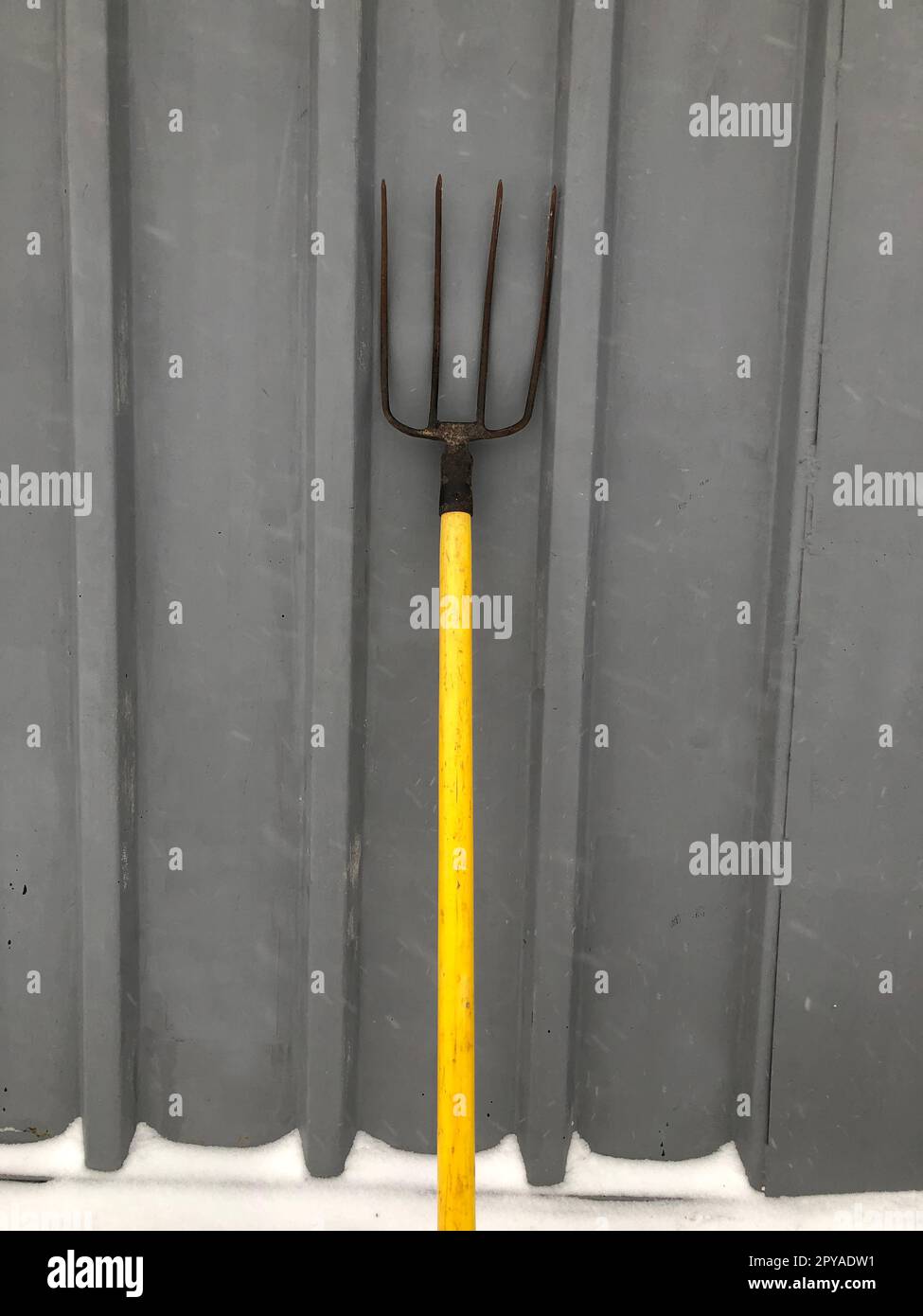 pitchfork with a handle Stock Photo - Alamy