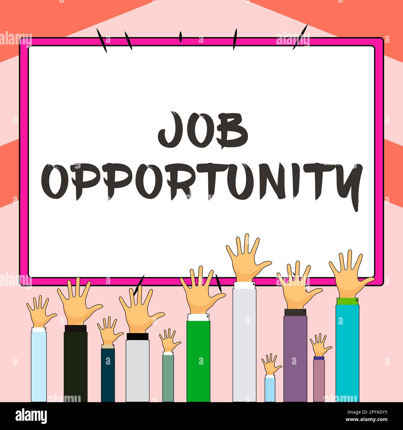 Inspiration showing sign Job Opportunity. Word for an opportunity of ...