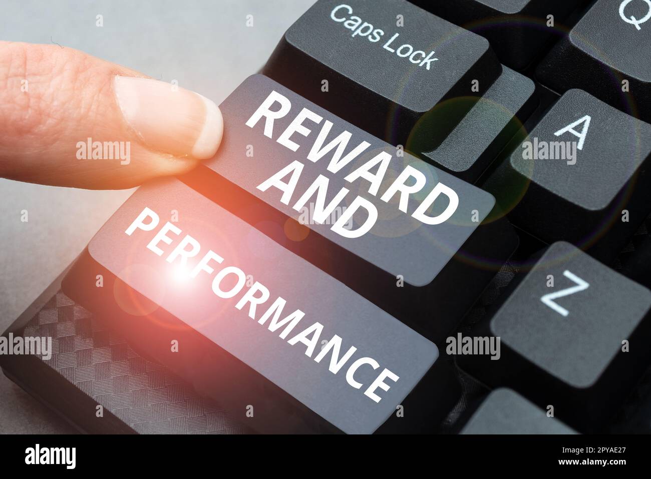 Handwriting text Reward And Performance. Business overview Given in ...