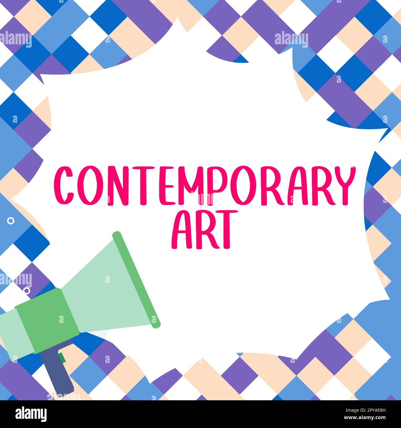 Conceptual caption Contemporary Art. Conceptual photo made today by ...