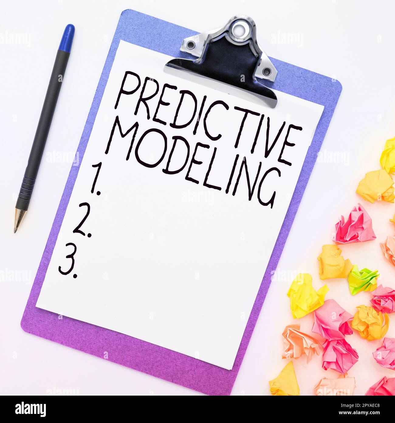 Text sign showing Predictive Modeling. Concept meaning maintenance ...