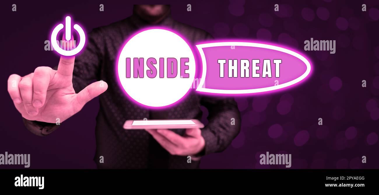 Text showing inspiration Inside Threat. Business overview Information ... Text showing inspiration Inside Threat. Business overview Information ...
