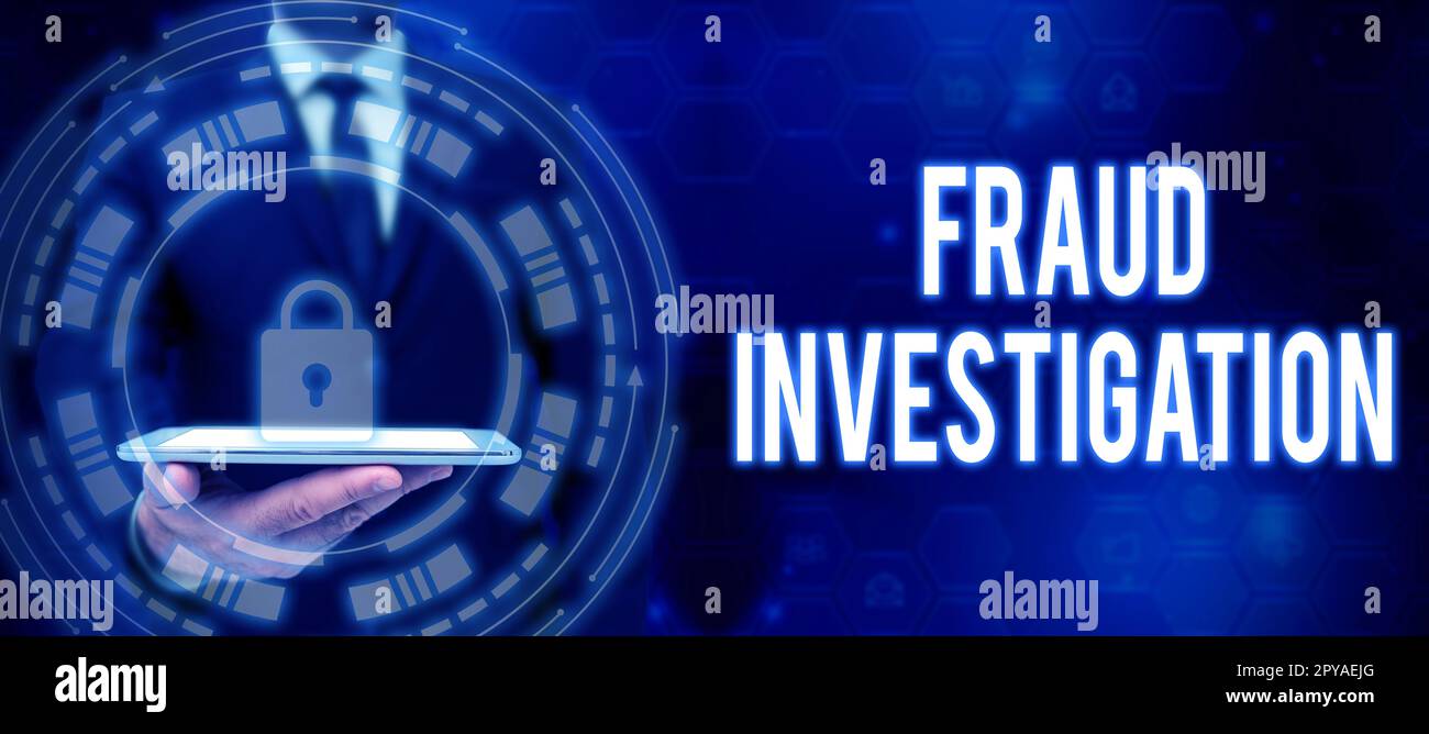 Handwriting text Fraud Investigation. Conceptual photo process of ...