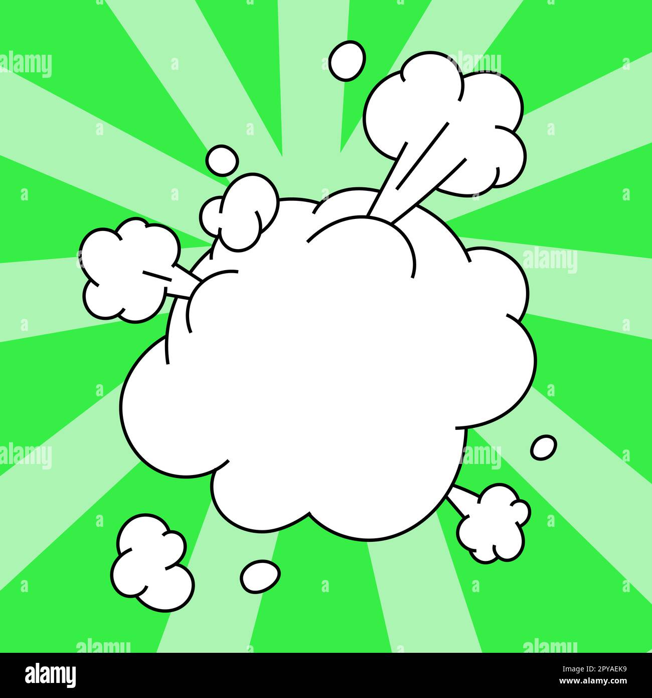 Comic Speech Bubble With Copy Space And Colorful Doodles. Design Of ...