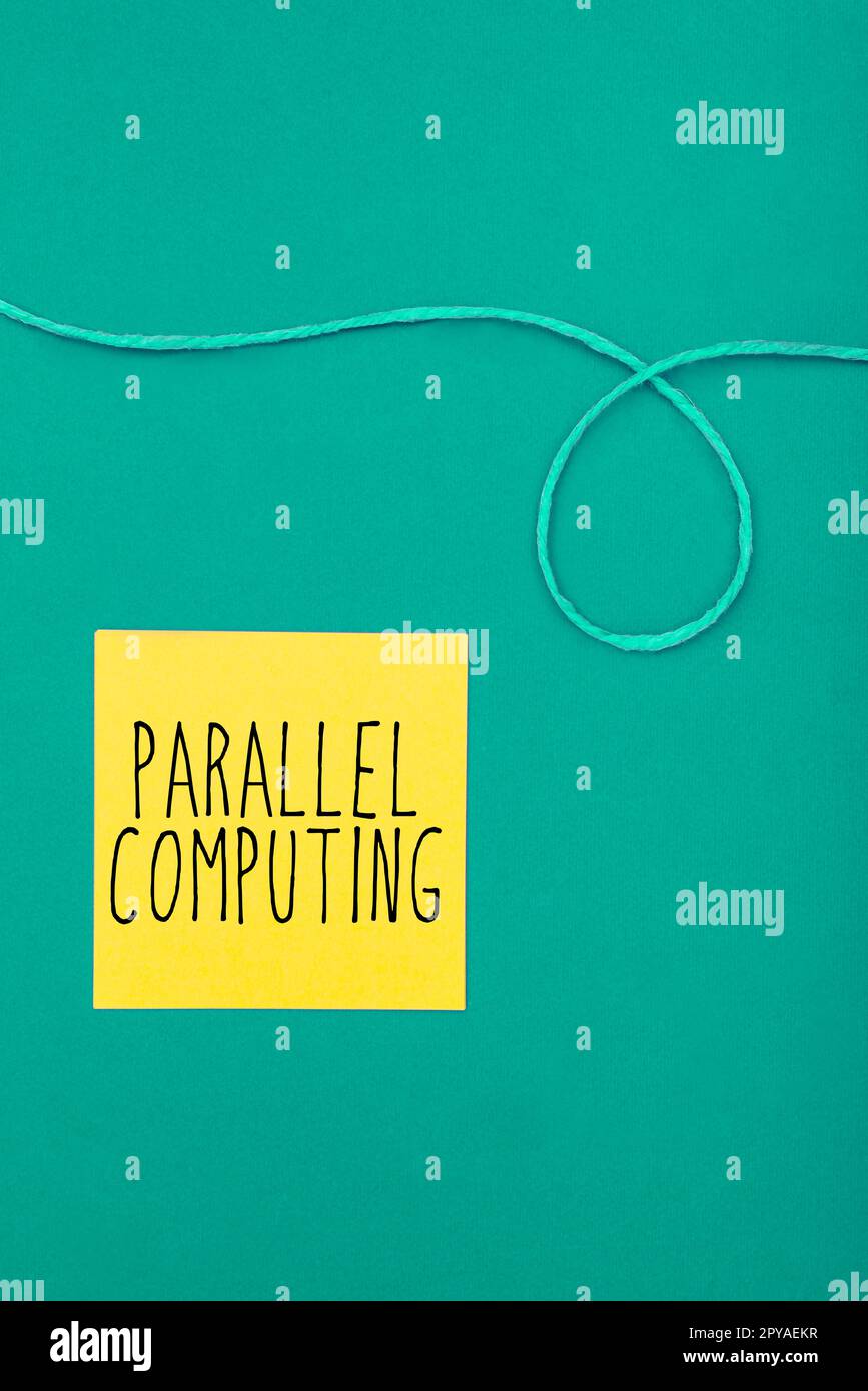Text caption presenting Parallel Computing. Business approach ... Text caption presenting Parallel Computing. Business approach ...