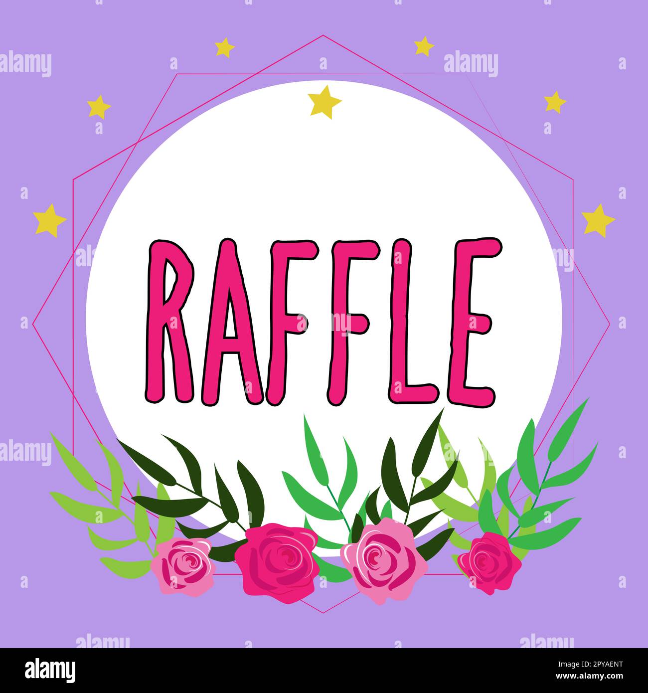 Conceptual caption Raffle. Internet Concept means of raising money by ...