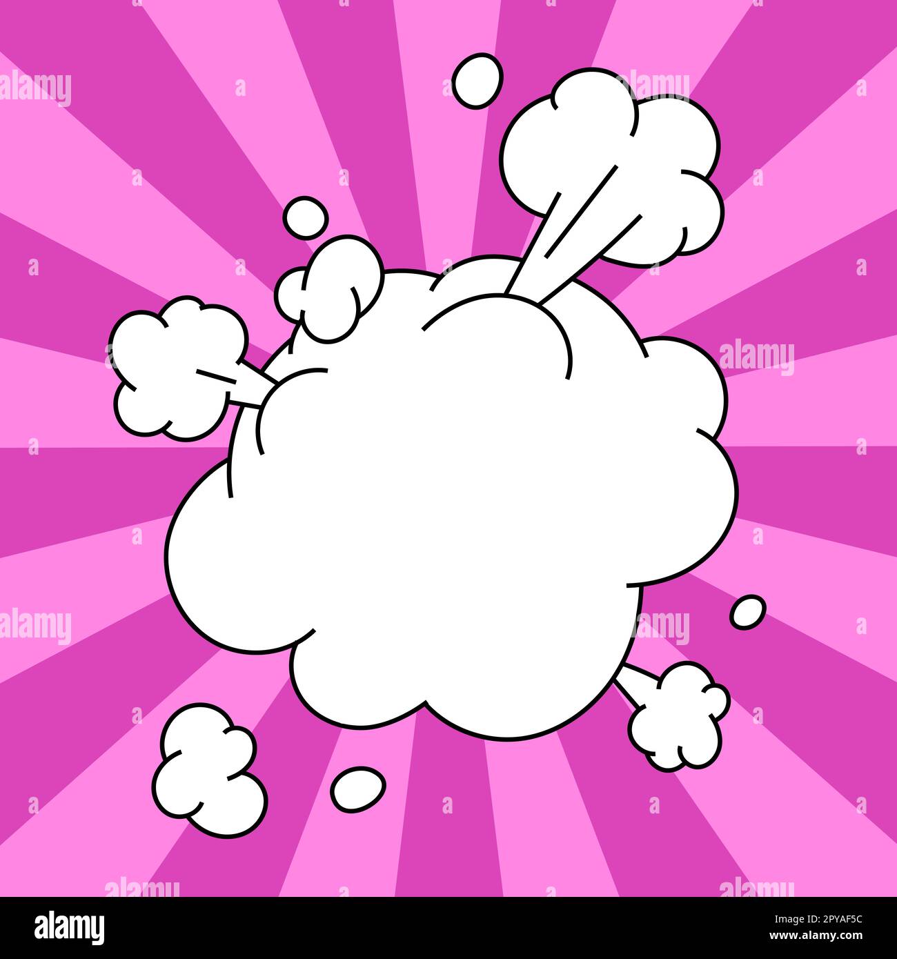 Comics Design Frames. Photo Frame Set With Explosion Bubbles For Add ...