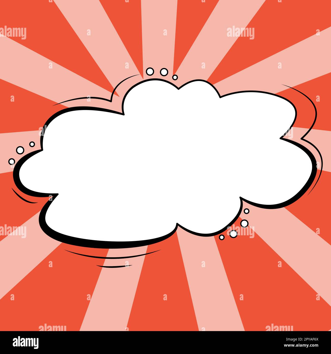 Comic Speech Bubble With Copy Space And Colorful Doodles. Design Of ...