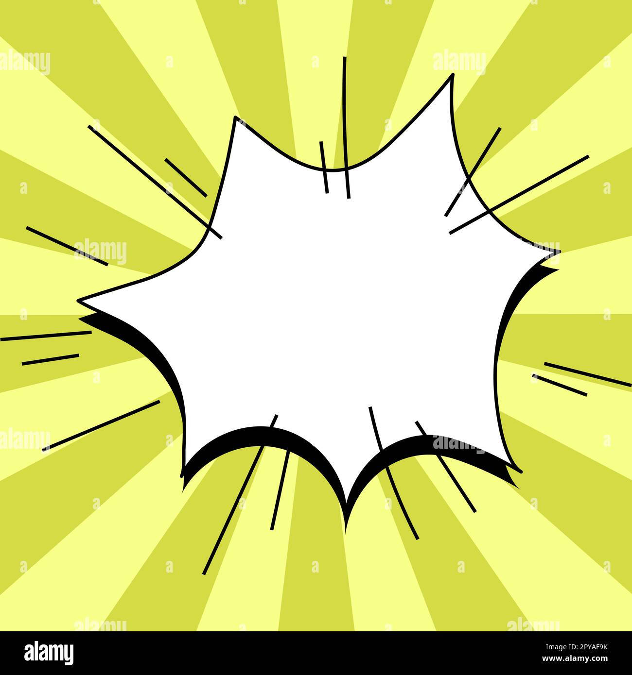 Comic Speech Bubble With Copy Space And Colorful Doodles. Design Of ...