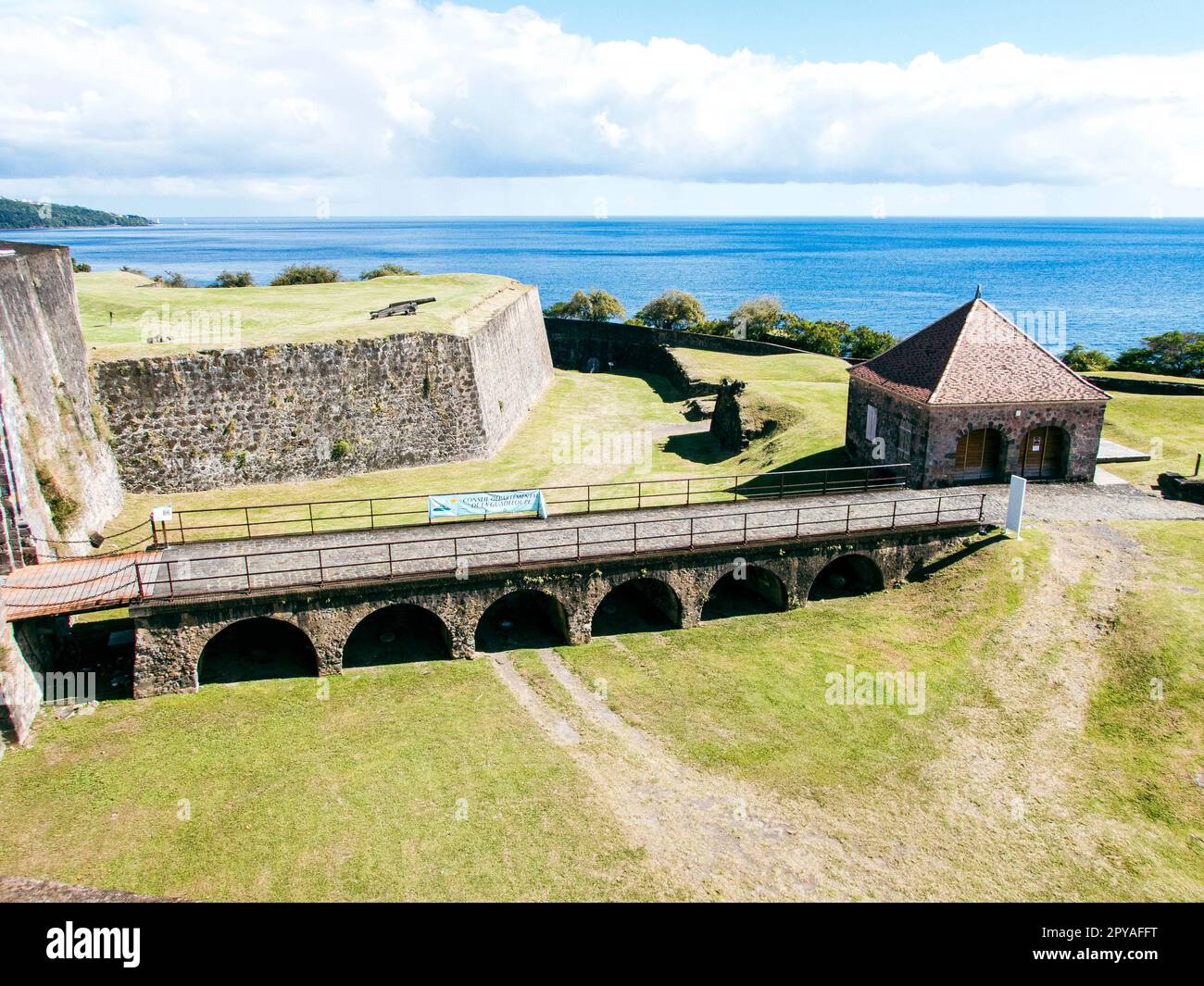 Fort Delgres, Guadeloupe, French Antilles Stock Photo - Alamy