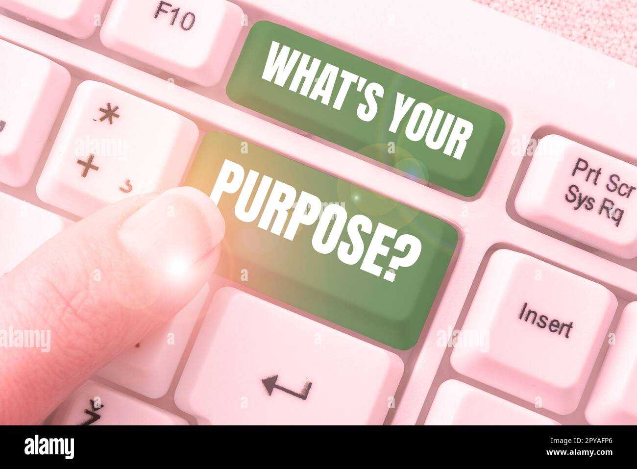 Sign displaying What's Your Purpose. Business idea question to find out ...